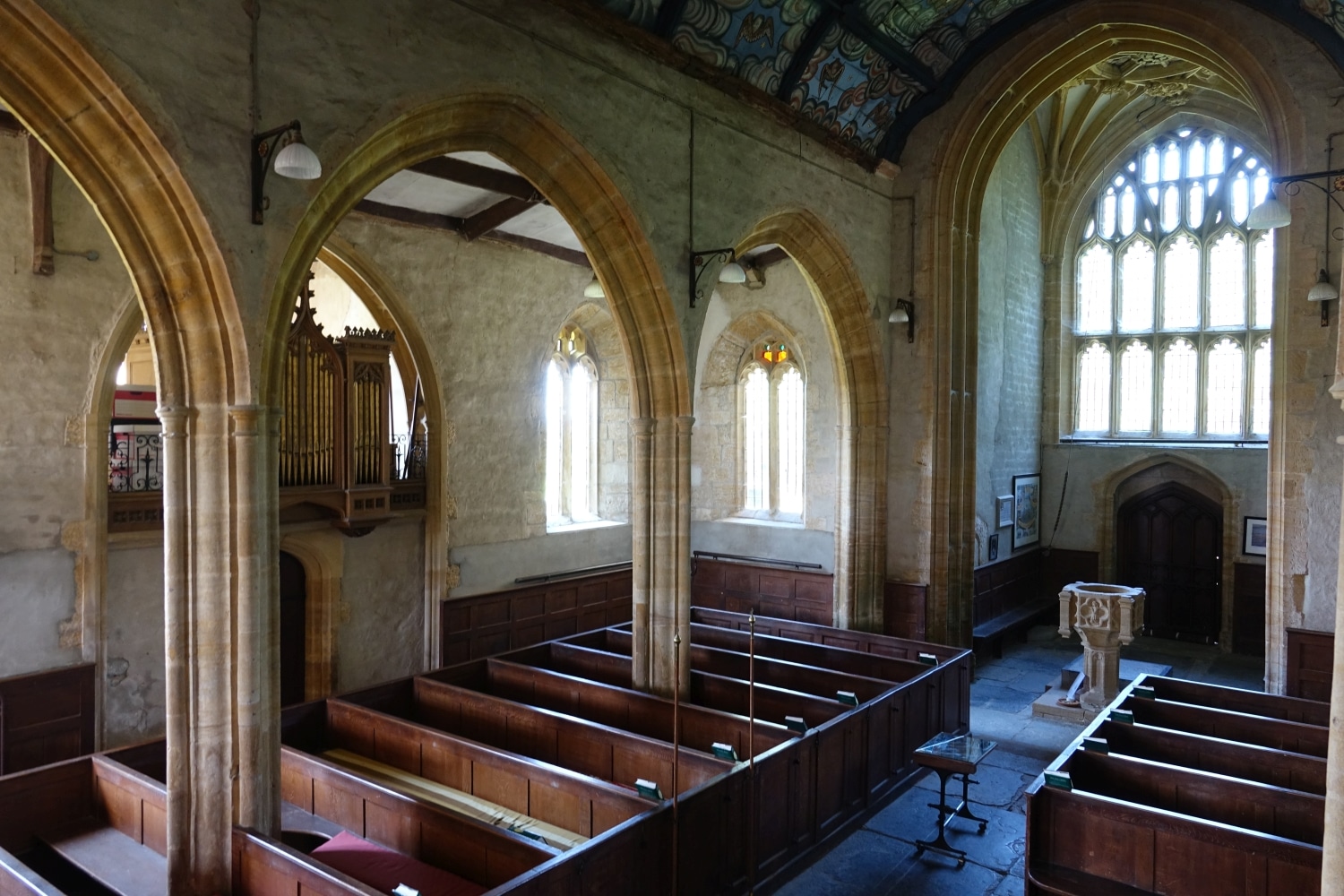 Muchelney, Church of Saint Peter and Saint Paul, Kerkdraaiorgel – de ...