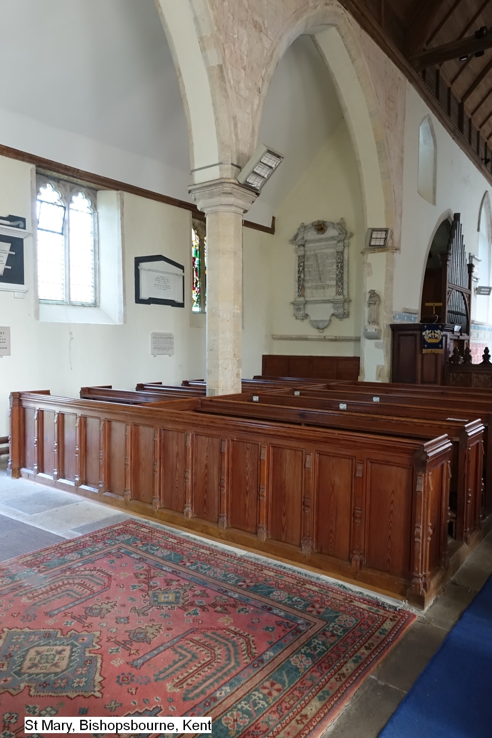 Bishopsbourne, Church of Saint Mary – de Orgelsite | orgelsite.nl