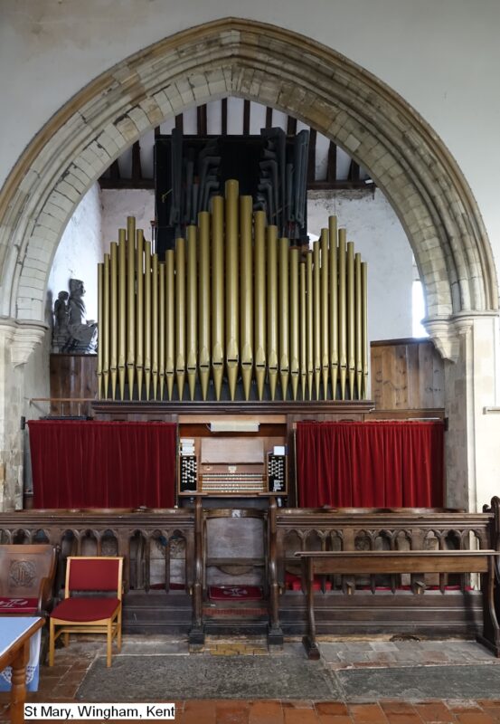 Wingham (Kent), Church of Saint Mary the Virgin – de Orgelsite ...